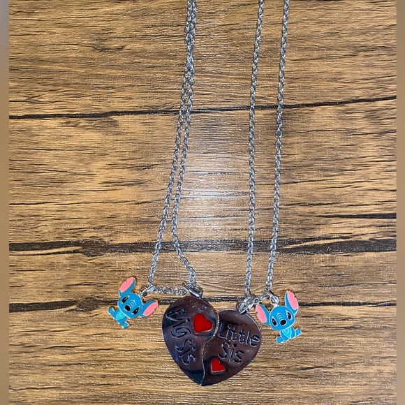 Jewelry | Big Sis Lil Sis Stitch Necklaces | Poshmark